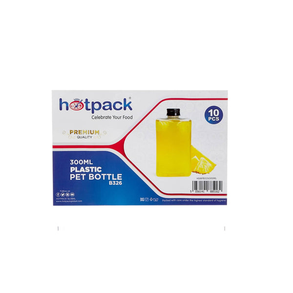 اشترِ زجاجة عصير بلاستيكية PET على شكل مربع مع غطاء عبر الإنترنت في ال – hotpack.com.sa