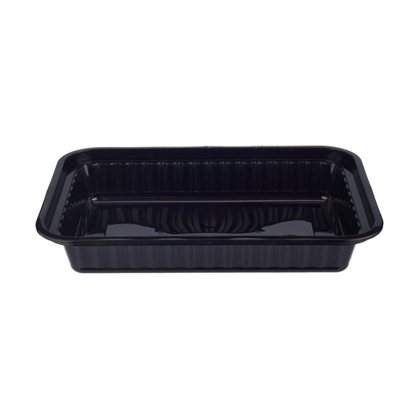 Buy 150 Pieces Black Base Rectangular Container 28 Oz With Lids online ...
