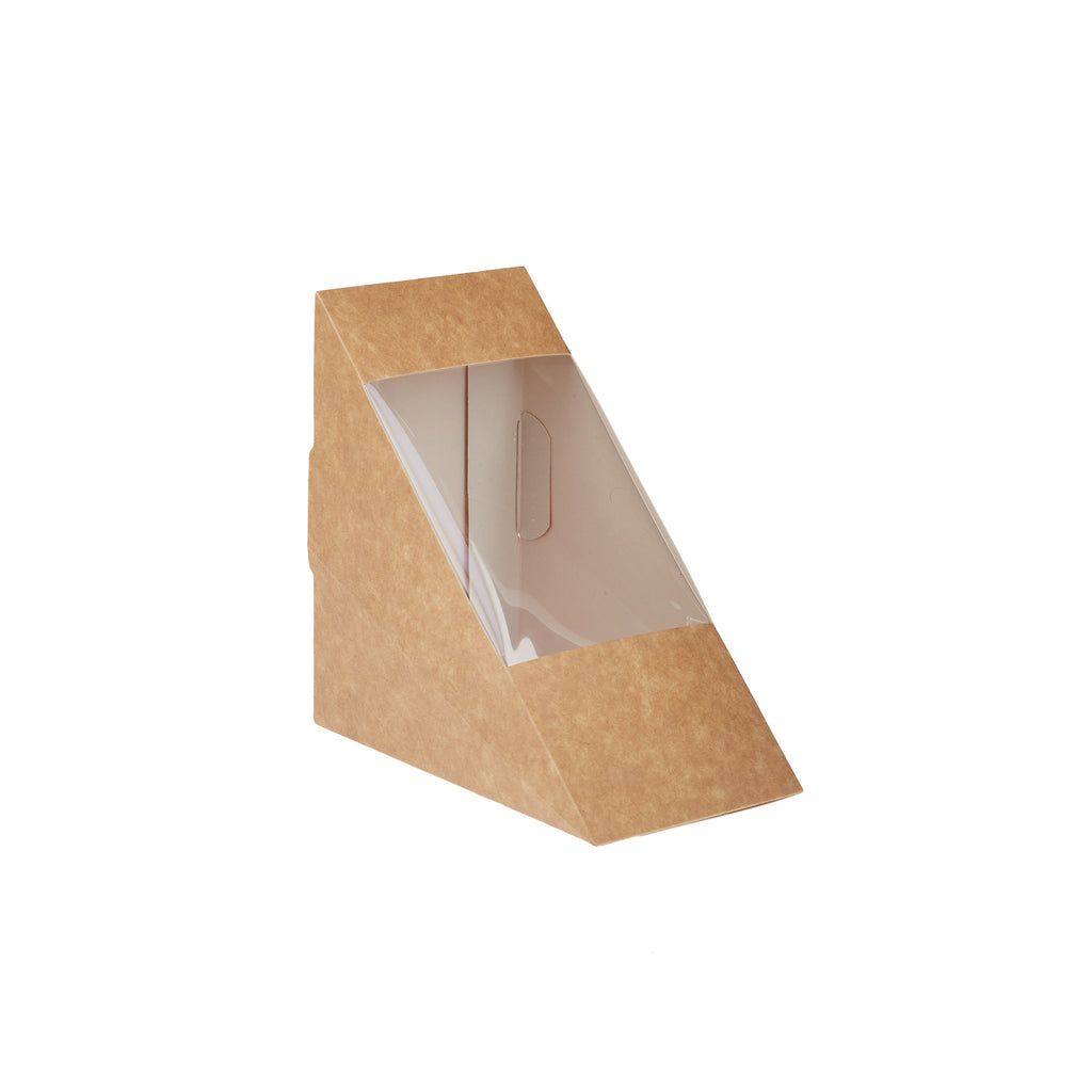 250 Pieces Sandwich Wedge Box with Window – hotpack.com.sa