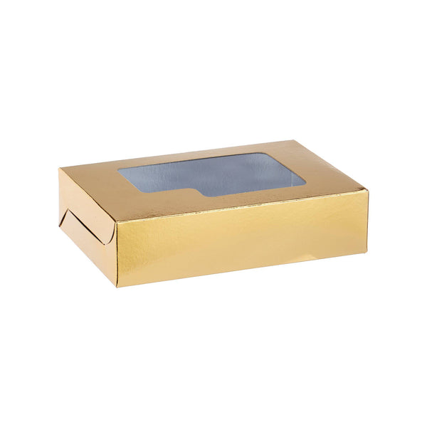 250 Pieces Sweet Box Golden 15x10 Cm – hotpack.com.sa