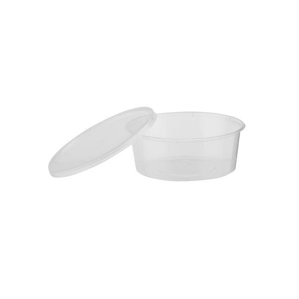 500 Pieces Round Microwavable Container 250 Ml Base Only – hotpack.com.sa